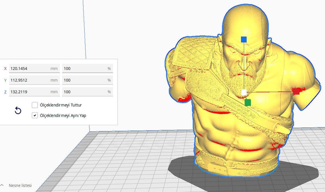 God of War - Kratos Model STL File || 3D Digital Printing STL File for ...