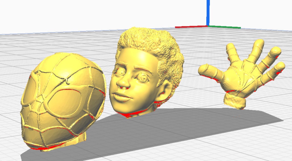 Marvel Spider-man Figures STL File 3D Digital Printing - Etsy