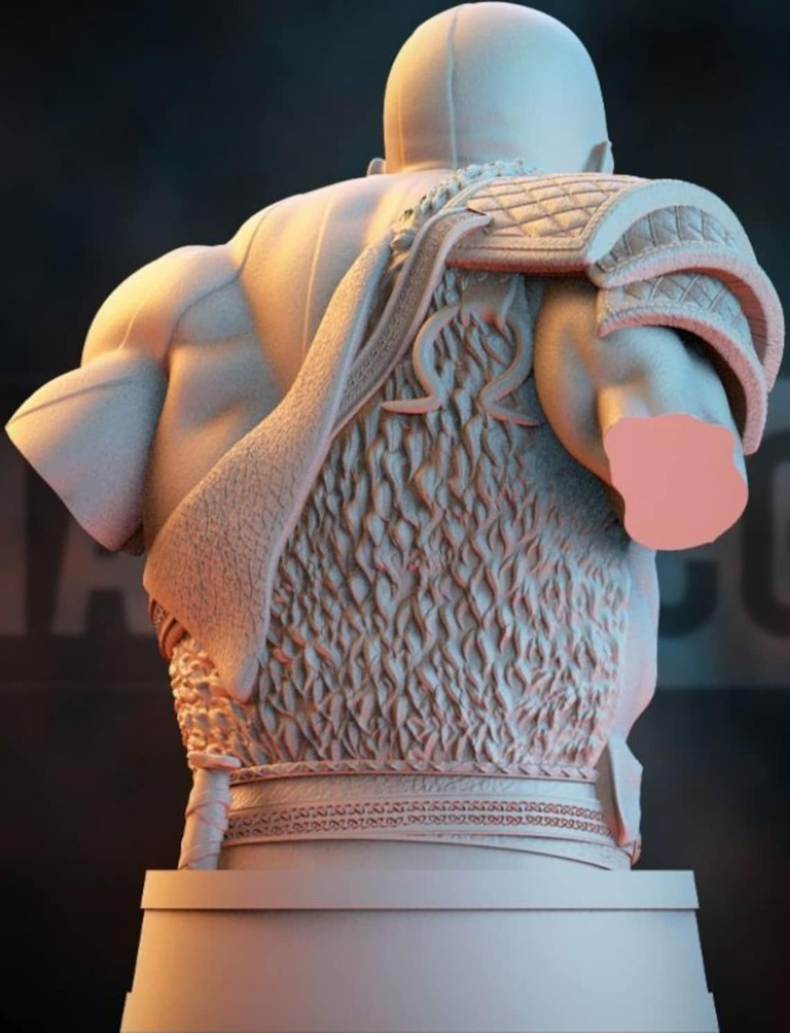 God of War - Kratos Model STL File || 3D Digital Printing STL File for ...