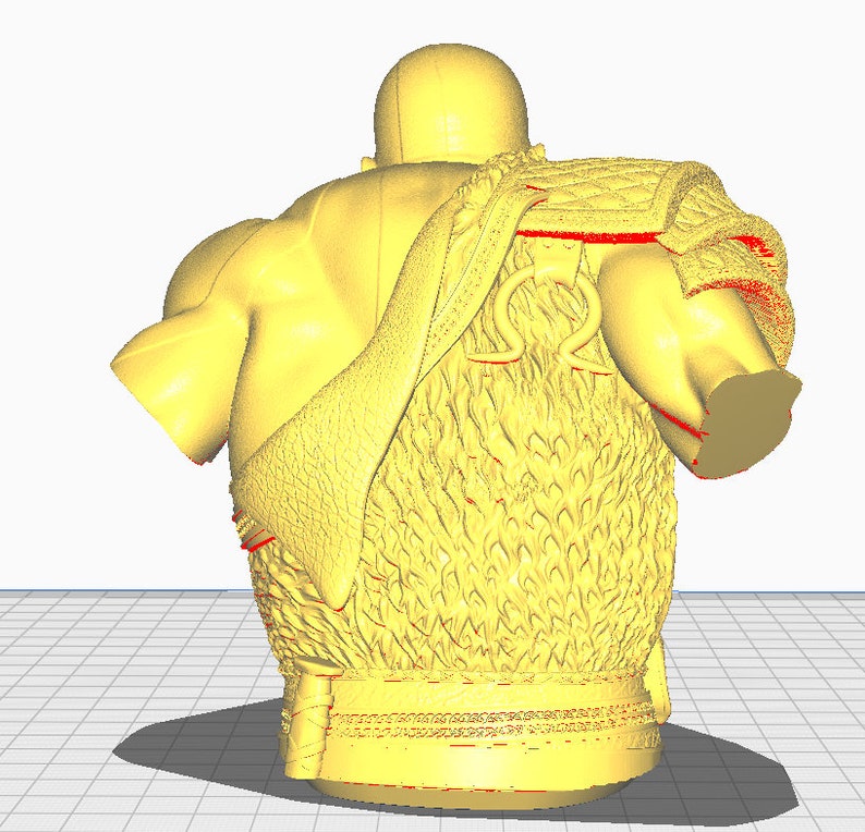 God of War - Kratos Model STL File || 3D Digital Printing STL File for ...