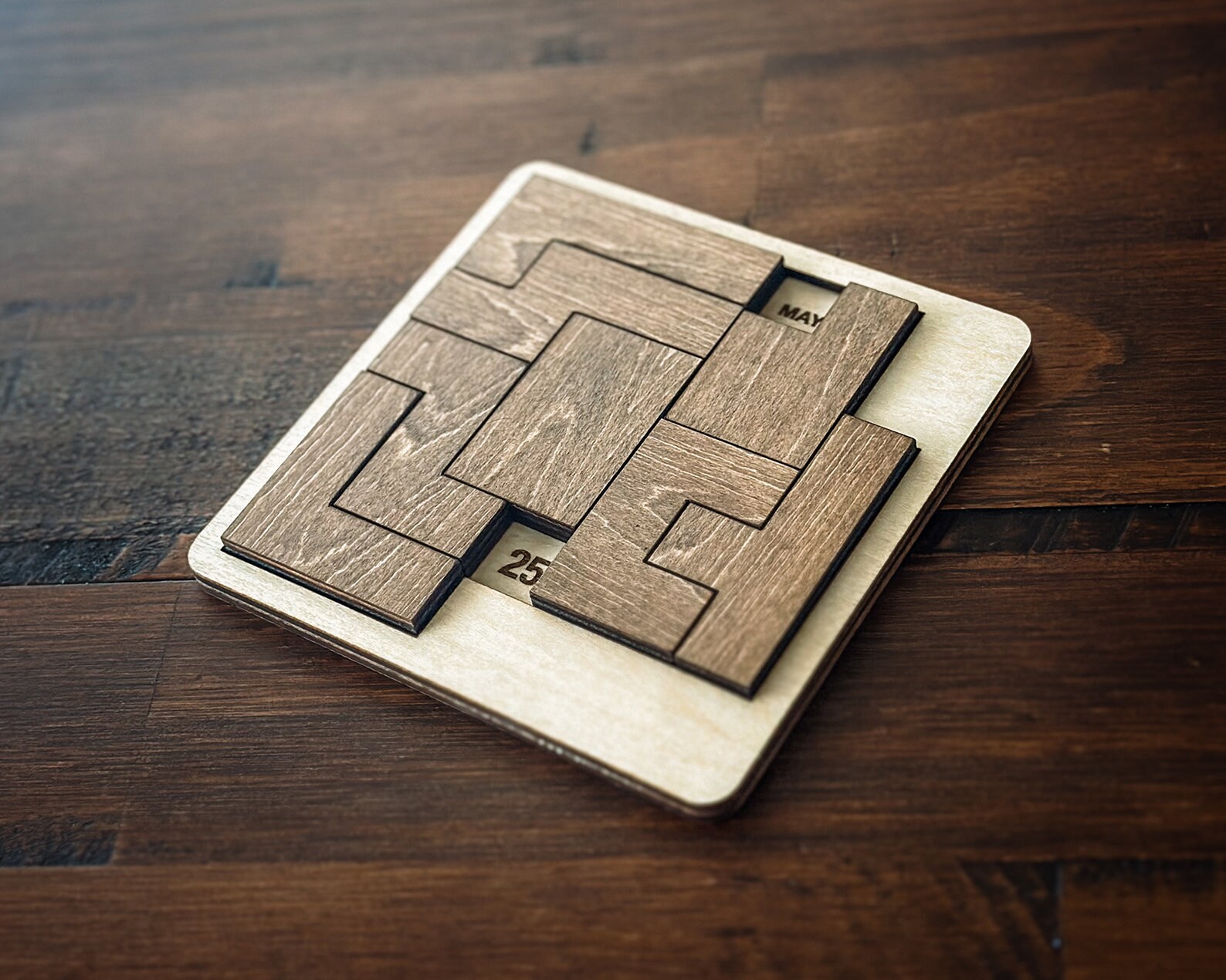 Calendar Puzzle, Brain Teaser, Infinity Puzzle, Polyomino, Calendar ...