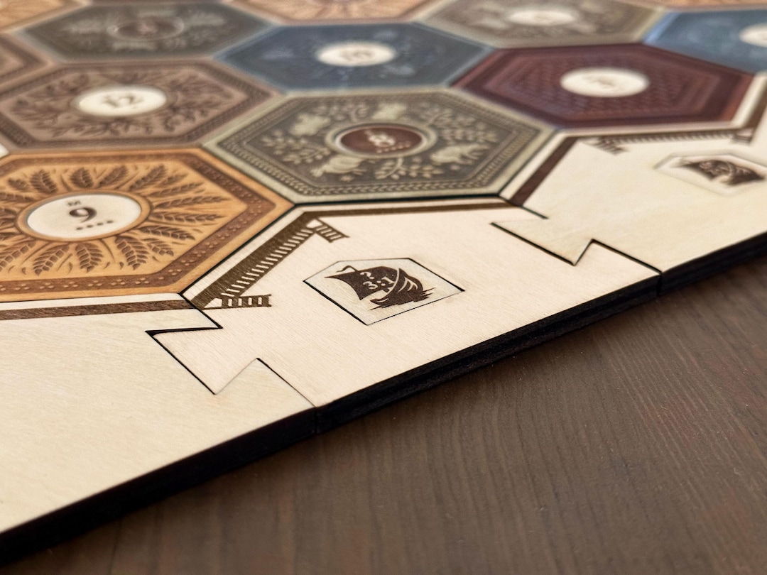 Settlers of Catan 5-6 Player Expansion, Seafarers Expansion, Laser Cut ...