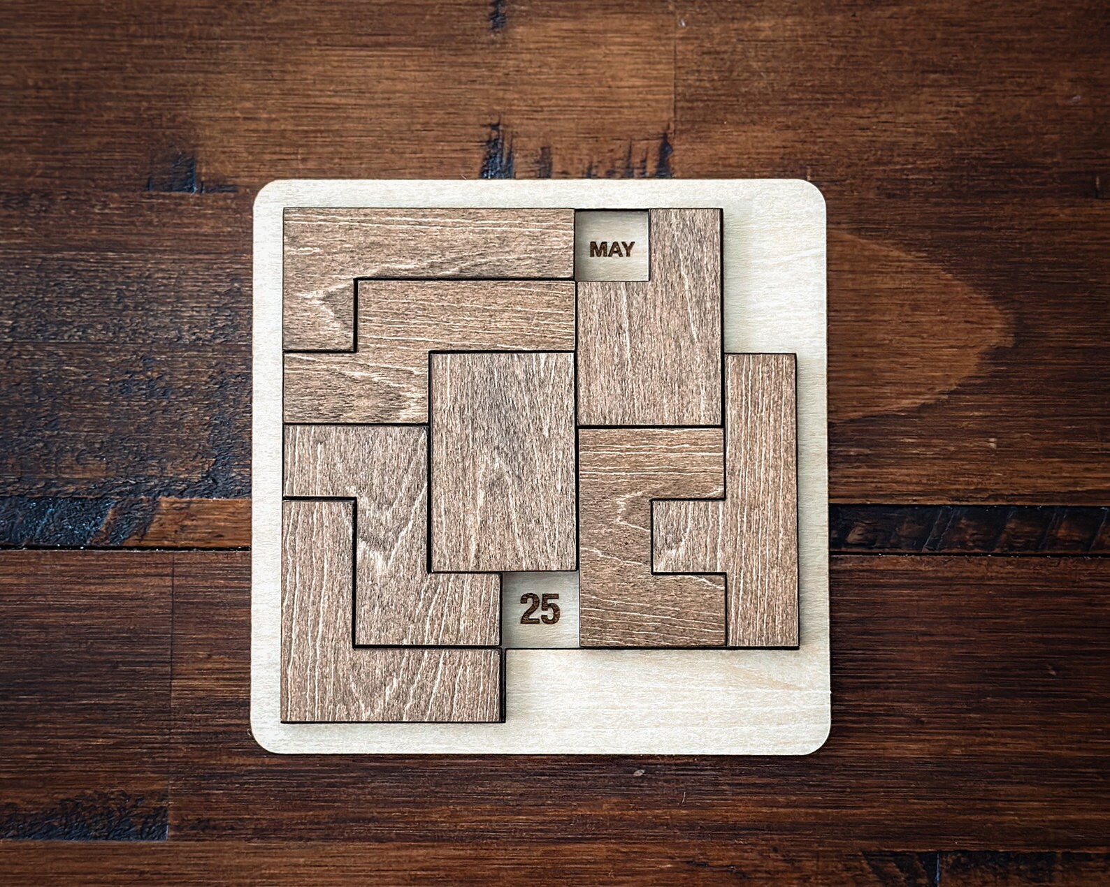 Calendar Puzzle, Brain Teaser, Infinity Puzzle, Polyomino, Calendar ...