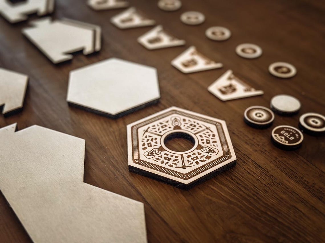 Settlers of Catan 5-6 Player Expansion, Seafarers Expansion, Laser Cut ...