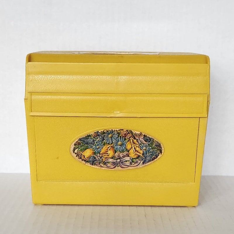 70s Recipe Box - Etsy