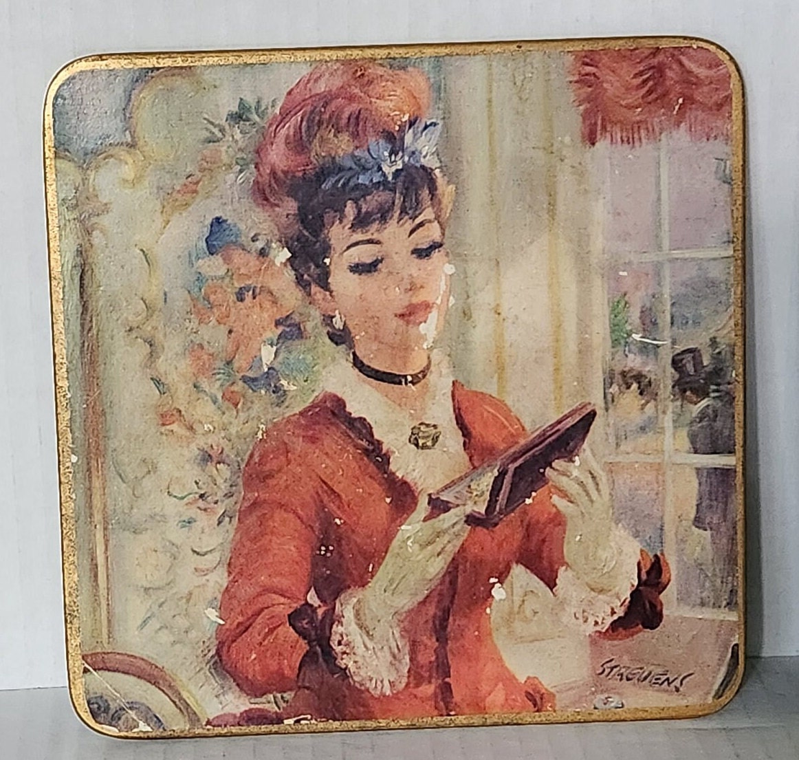 Vintage MCM Win El Ware Trivets Fancy Ladies Made in Great - Etsy
