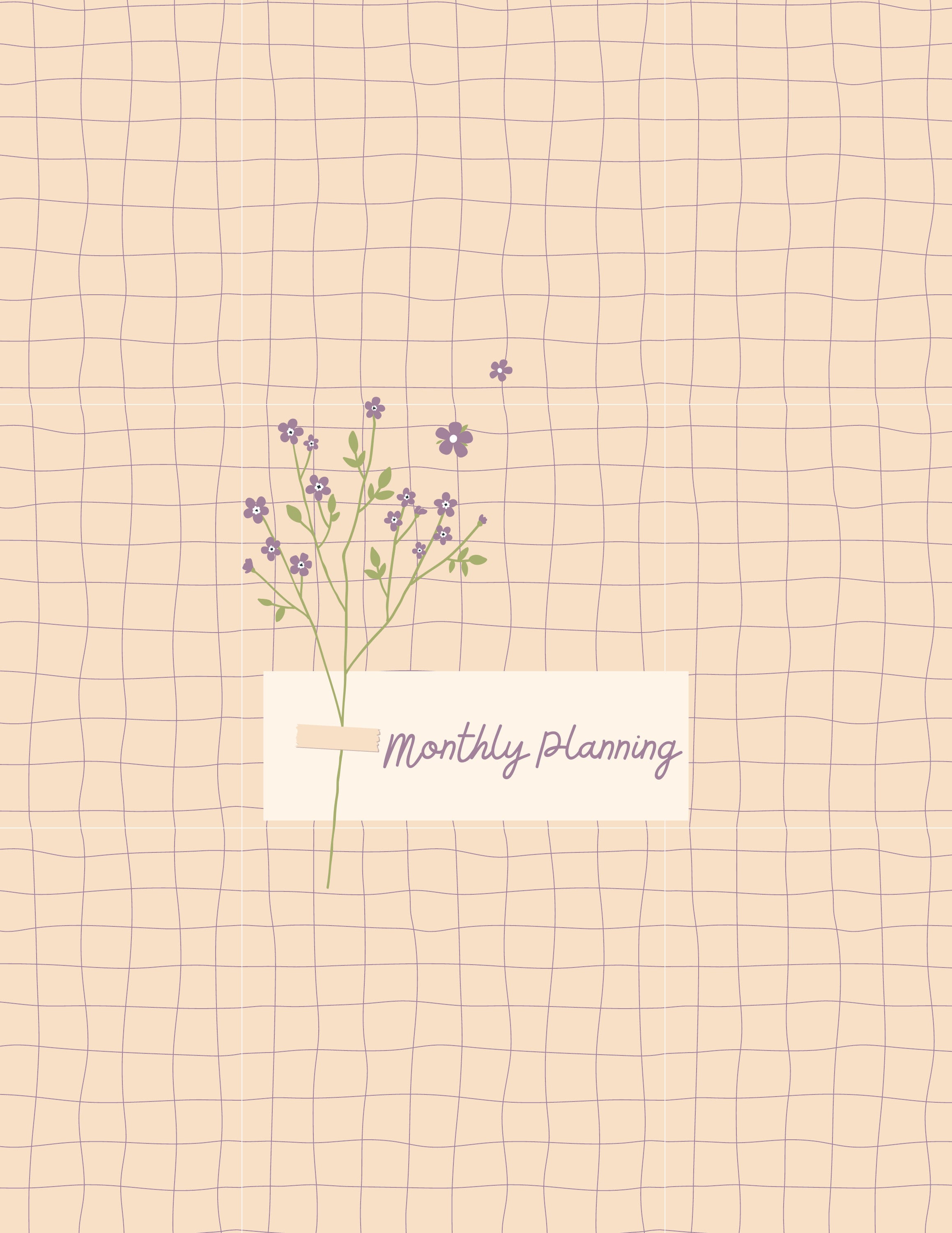 Aesthetic Daily and Monthly Printable Planner - Etsy