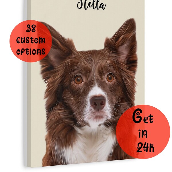 Custom Dog Portraits - Etsy
