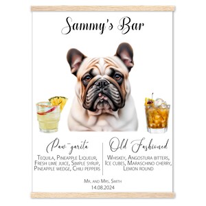 Dog Bar Sign His and Hers Drinks Signature Cocktails Custom Wedding ...