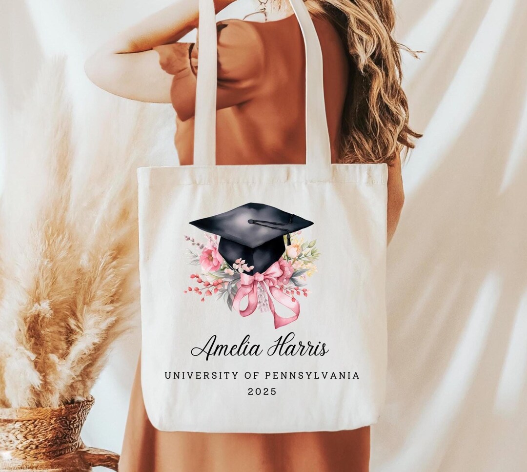 Graduation Tote Bag Gift, School Life Totes, High School Graduation Bag ...