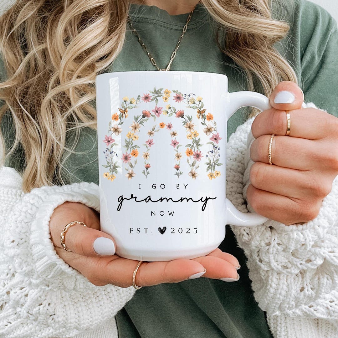 I Go by Grammy Now Mug, Grammy Mother's Day Gift, Promoted to Grandma ...