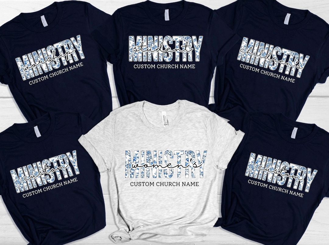Ministry Shirt for Church Staff, Women's Ministry Team Gift, Sunday ...