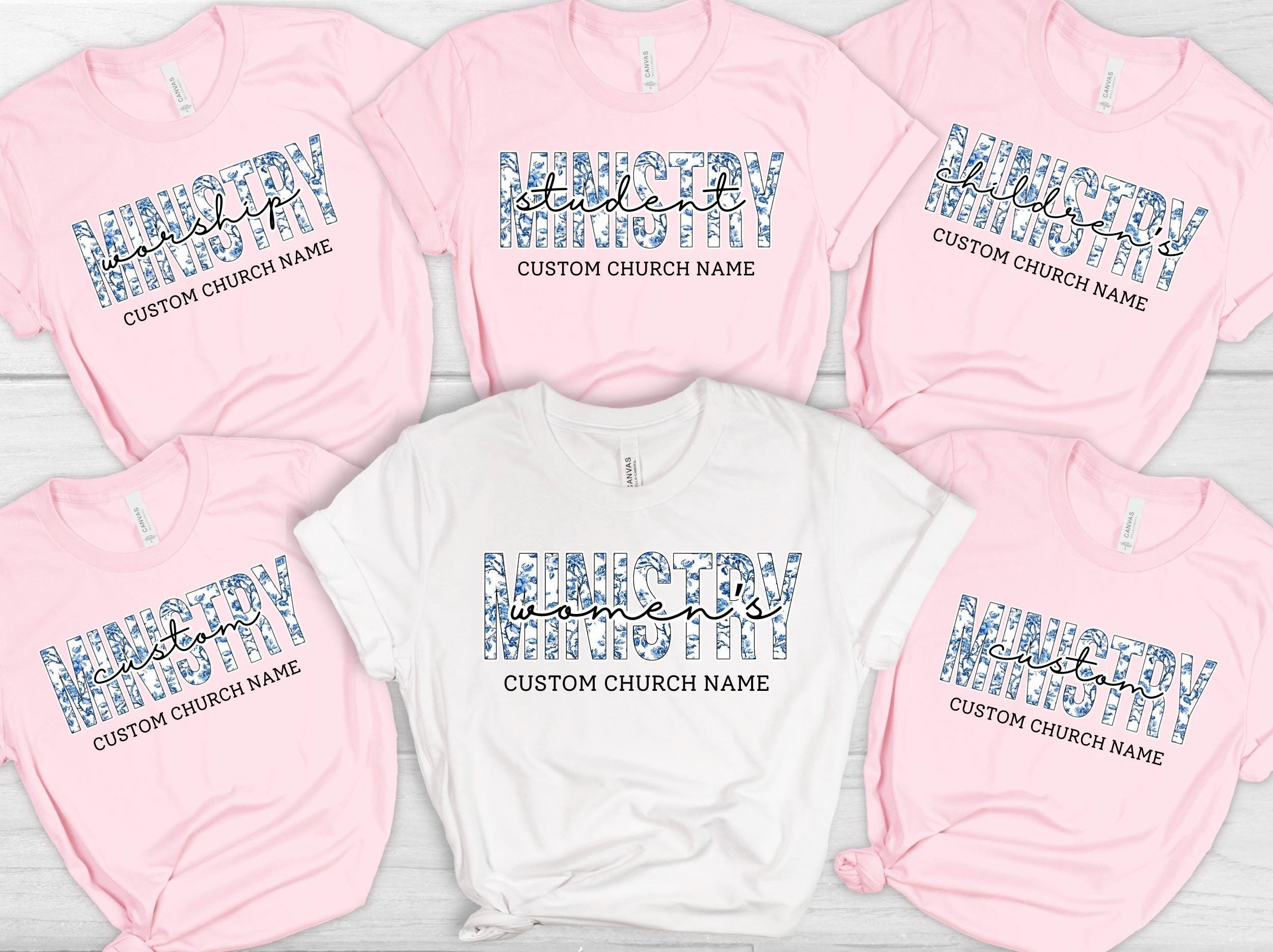 Ministry Shirt for Church Staff, Women's Ministry Team Gift, Sunday ...