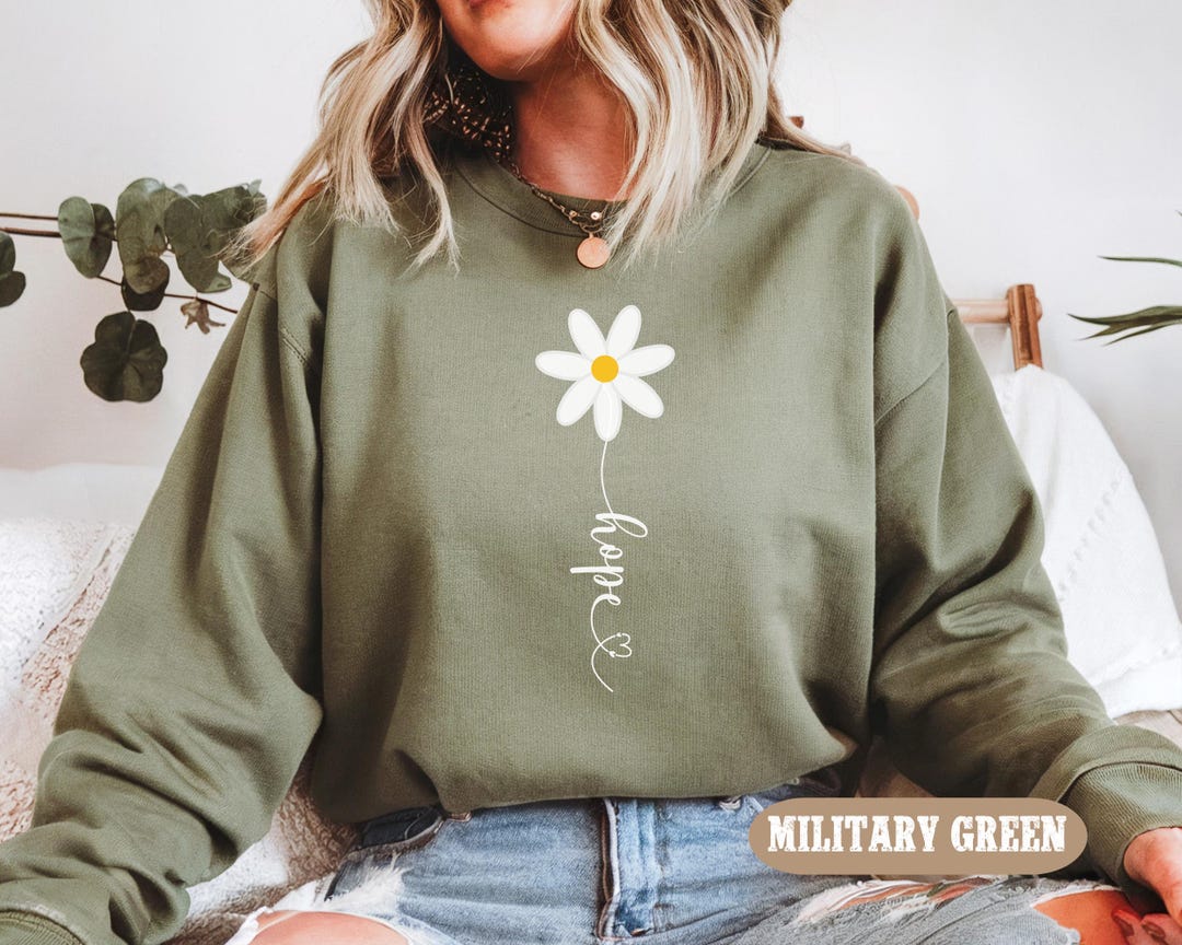 Faith Hope and Love Daisy Shirt, Christian Daisies Design, Christian ...