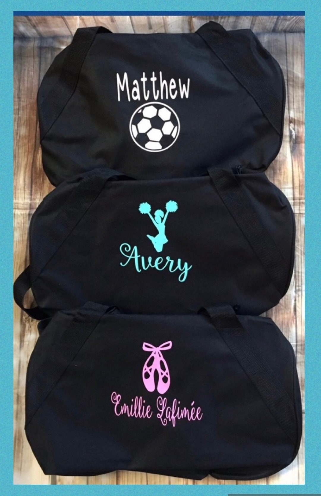 Personalized Sports Duffle Bag / Sports Bag / Birthday Gift / Soccer ...