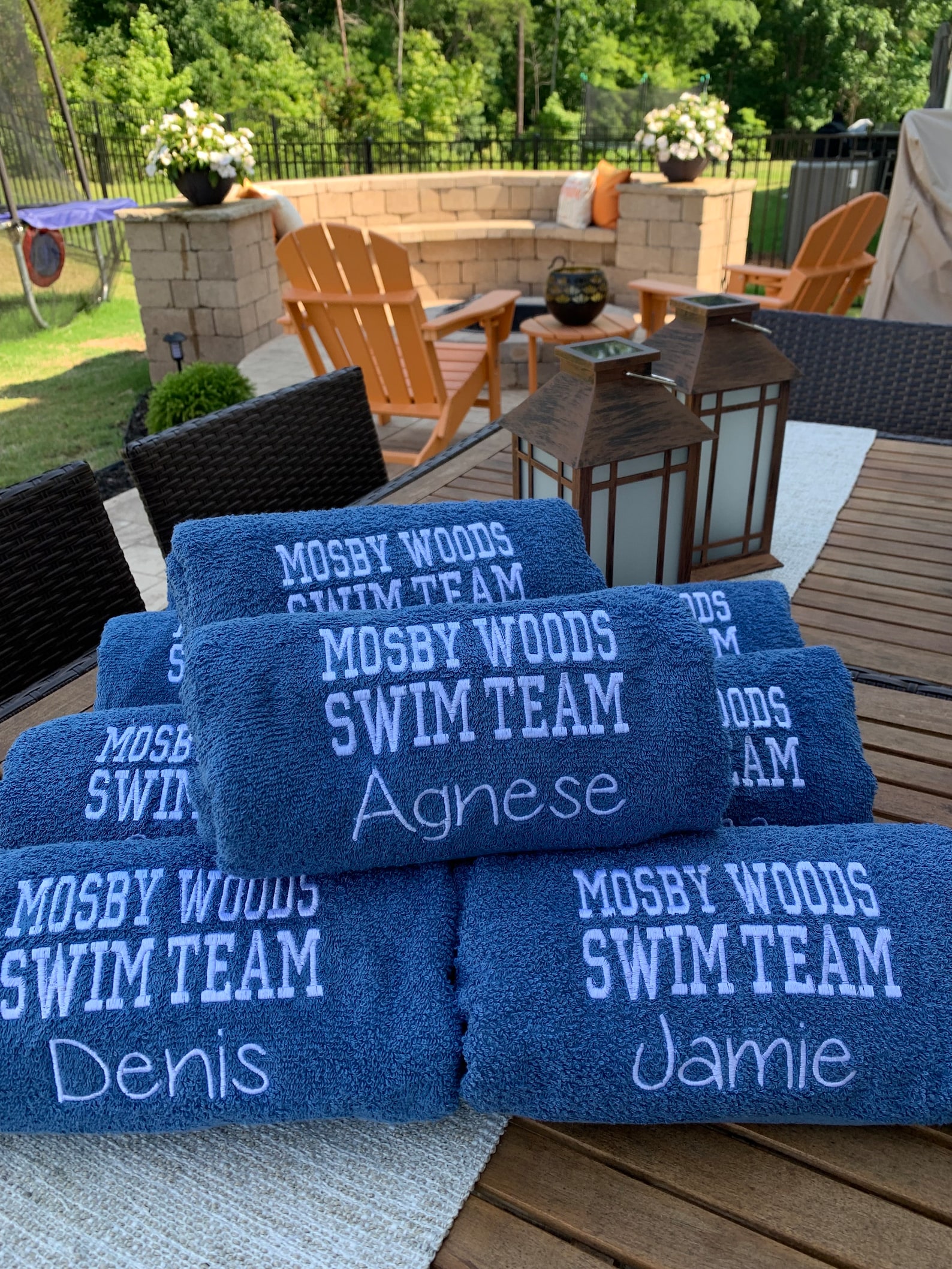 Personalized Swim Team Towel/ Custom Swim Towel / Swim Team - Etsy