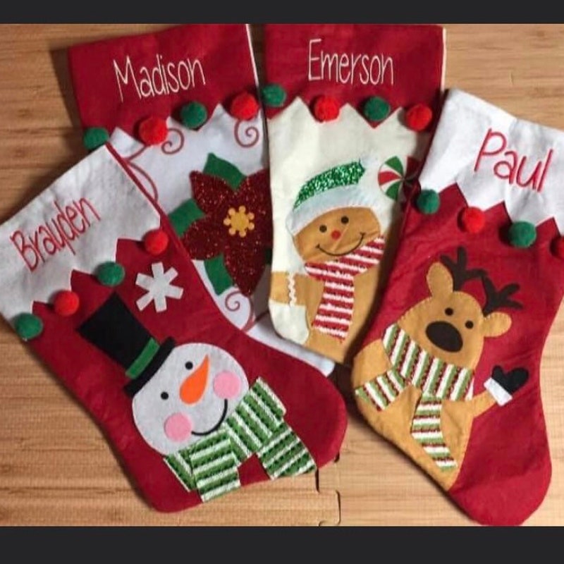 Gingerbread Stocking - Etsy