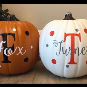 Personalized Halloween 9 Pumpkin , Custom Pumpkin House Gift Decorative ...