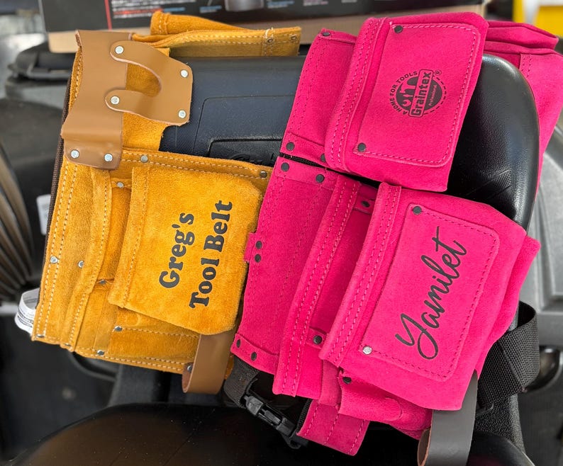 Personalized Tool Belt With Name , Custom Tool Belt, Father’s Day Gift ...