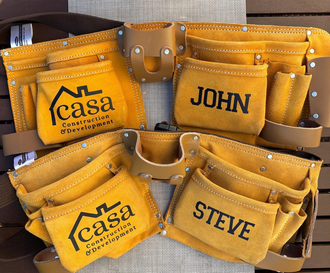 Personalized Tool Belt With Name , Custom Tool Belt, Father’s Day Gift ...