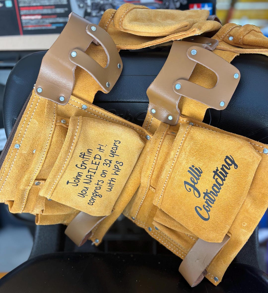 Personalized Tool Belt With Name , Custom Tool Belt, Father’s Day Gift ...