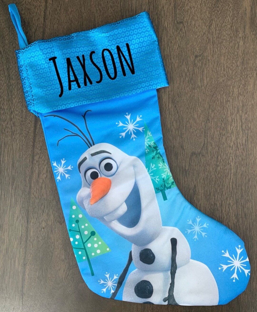 Personalized Inspired Frozen Christmas Stocking Gift - Etsy