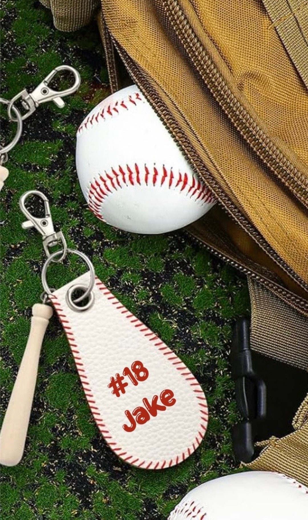 Personalized Sports Keychain , Custom Sports Ketchain, Birthday Party ...