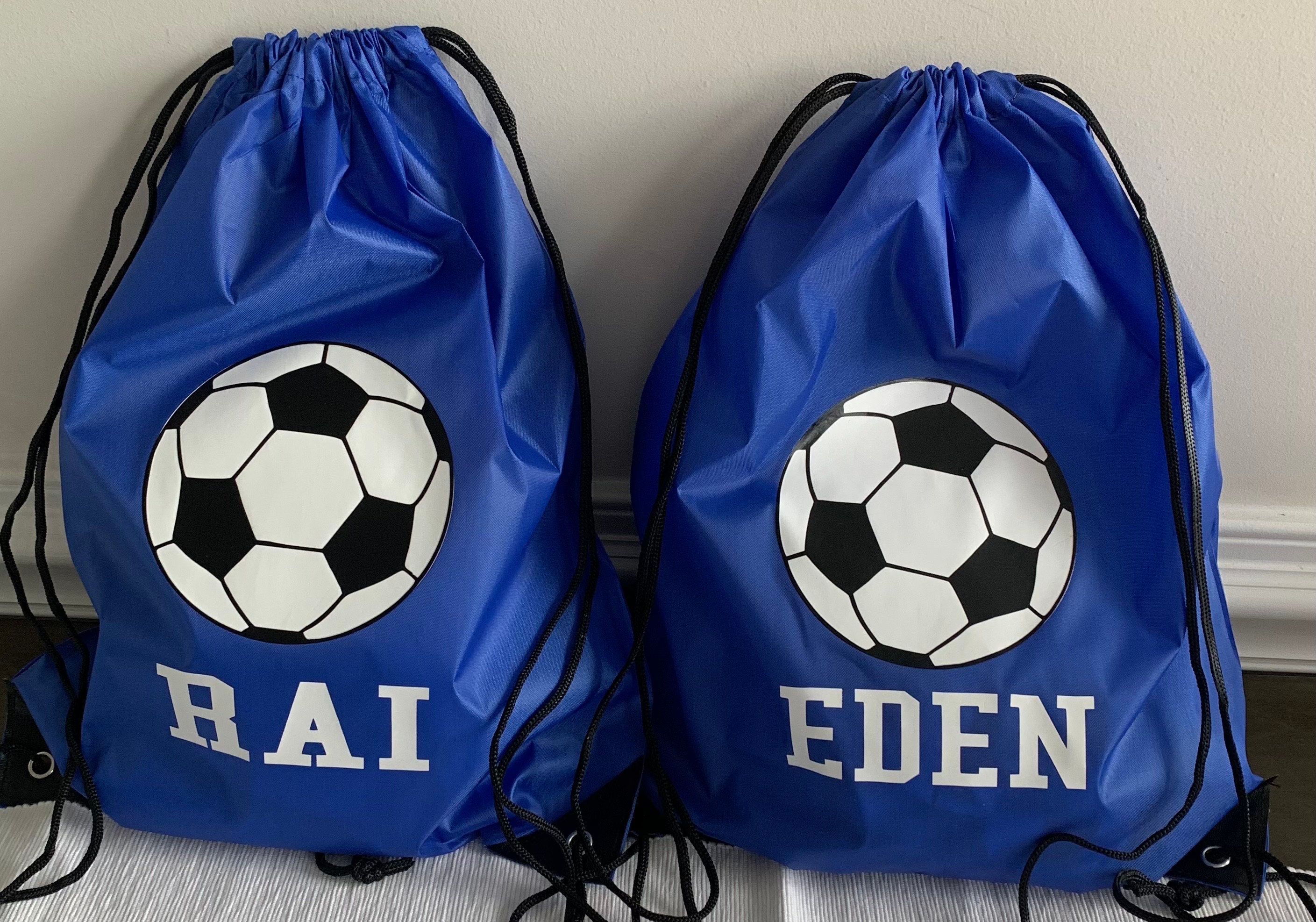 Personalized Soccer Backpack / Custom Basketball Drawstring Bag ...