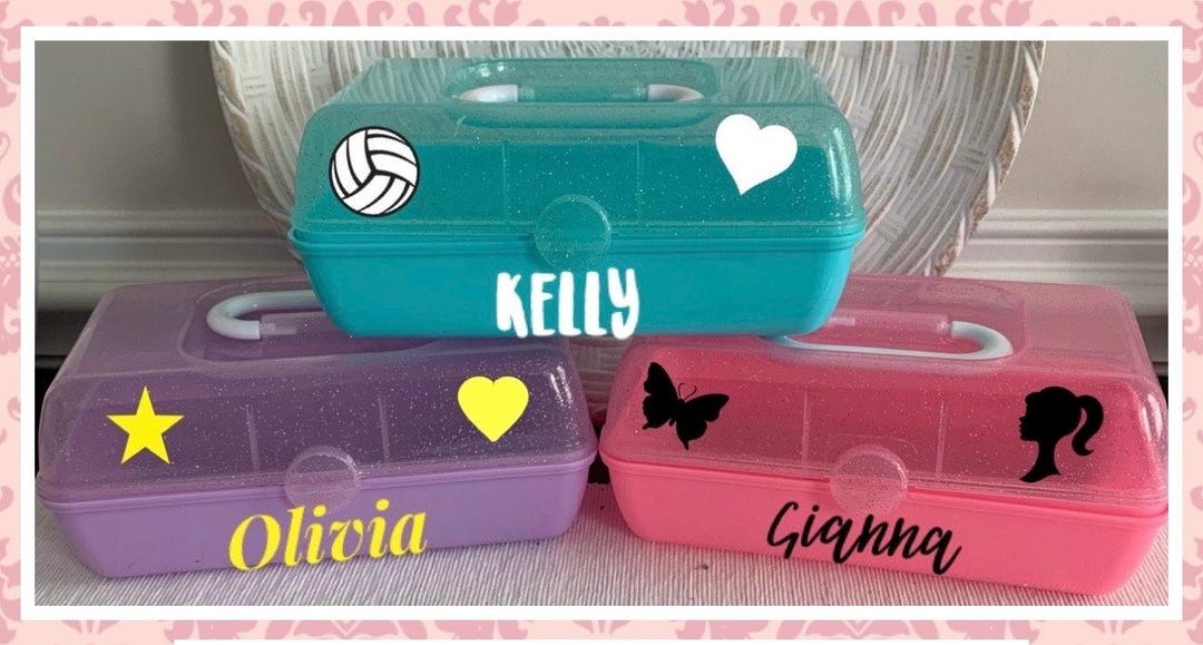 Personalized Caboodle, Custom Party Favor, Birthday Gift, Gift for Girl ...