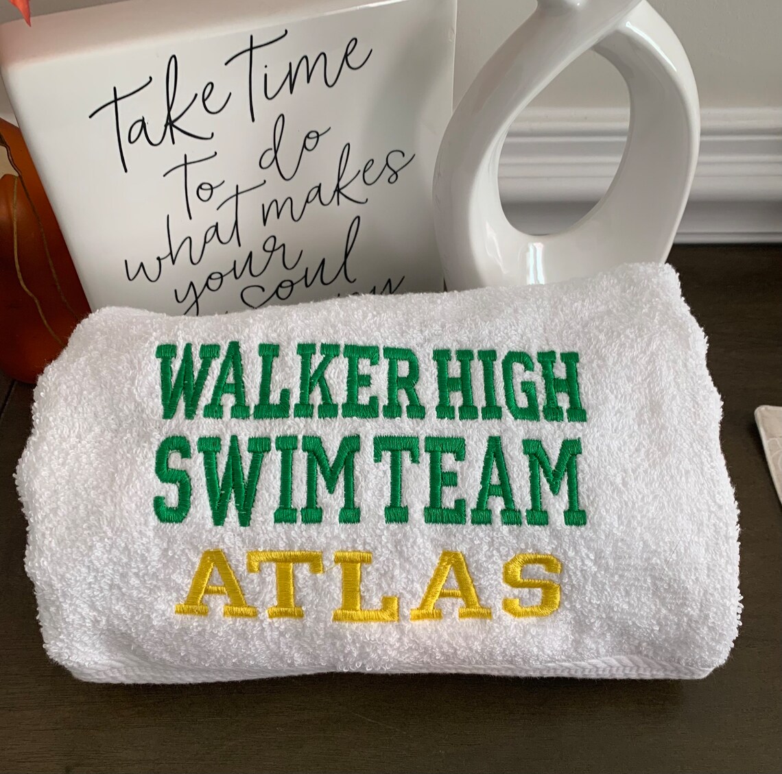 Personalized Swim Team Towel/ Custom Swim Towel / Swim Team Gift 30 X ...