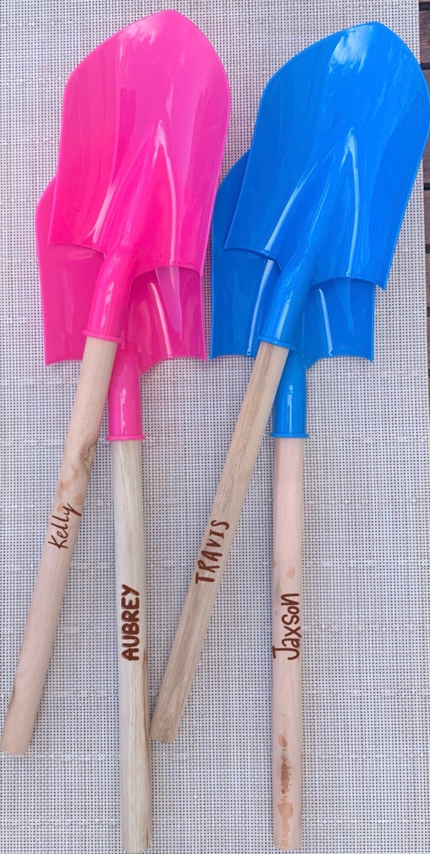 Personalized Wood Shovel/ Custom Shovel/ Kids Shovel/ Party Favor ...