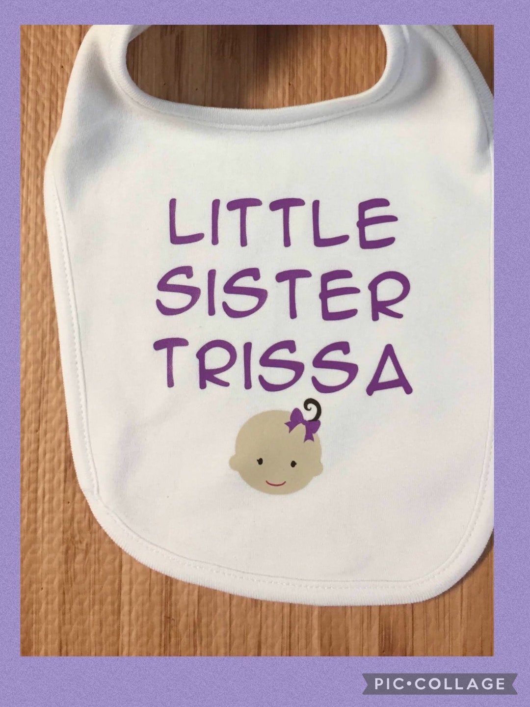 Personalized Baby Bib / Custom Baby Bib Hospital Take Me Home Bib ...
