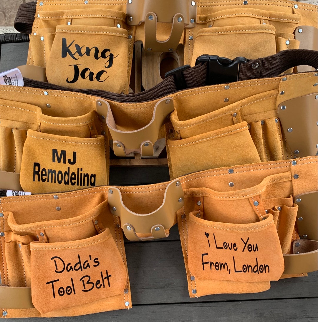 Personalized Toolbelt With Name , Custom Tool Belt, Father’s Day Gift ...