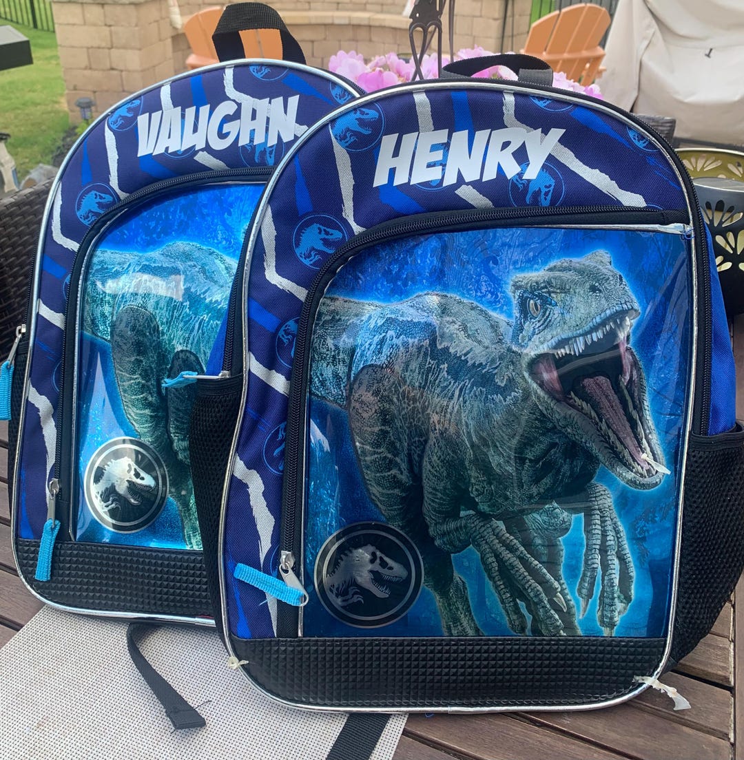 Personalized Dinosaur Backpack, School Backpack, Personalized Bag ...