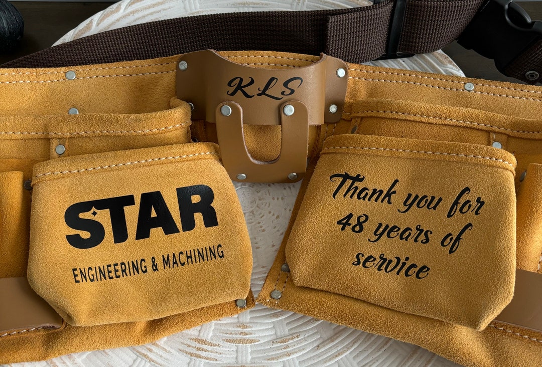 Personalized Tool Belt With Name , Custom Tool Belt, Father’s Day Gift ...
