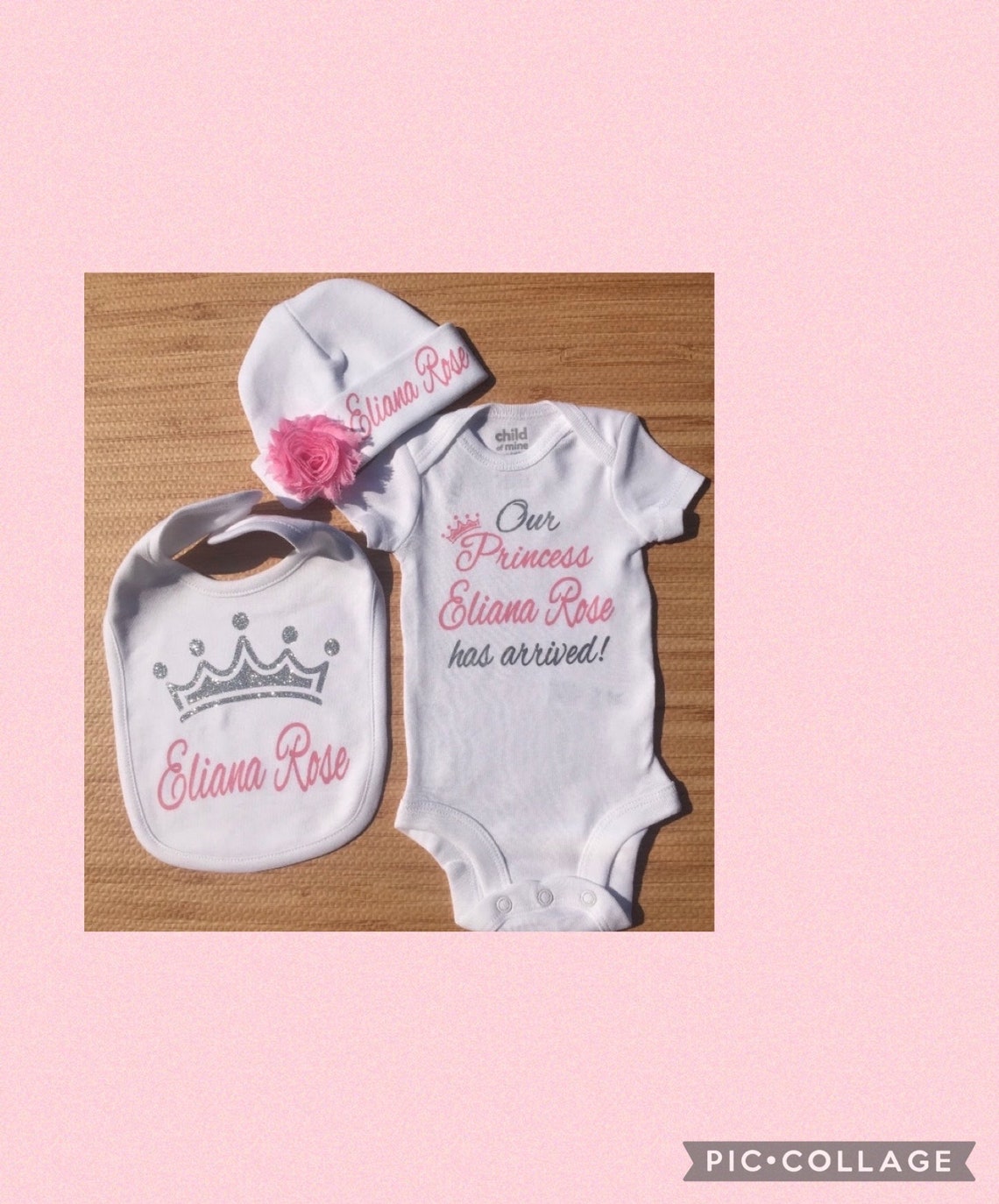 Personalized Princess Onesie Baby Onesie/custom Princess Criwn Omesie ...