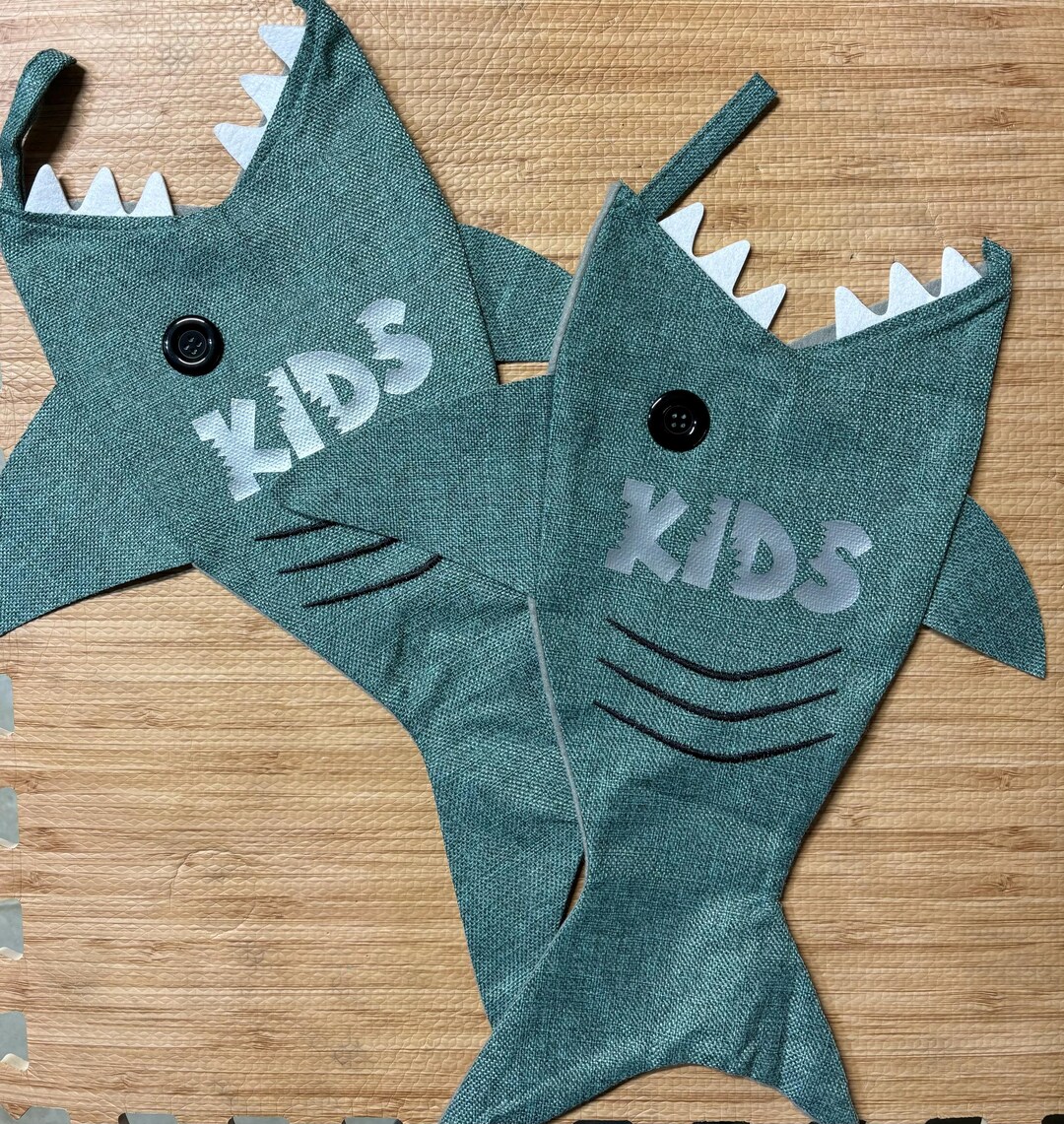 Personalized Shark Christmas Stocking Baby’s First Stocking Shark ...