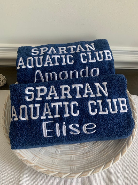 Personalized Swim Team Towel Custom Swim Towel Swim Team Gift 30 X 54 Coach Towel Coach Gift Swim and Dive Aquatic Team Etsy Ireland