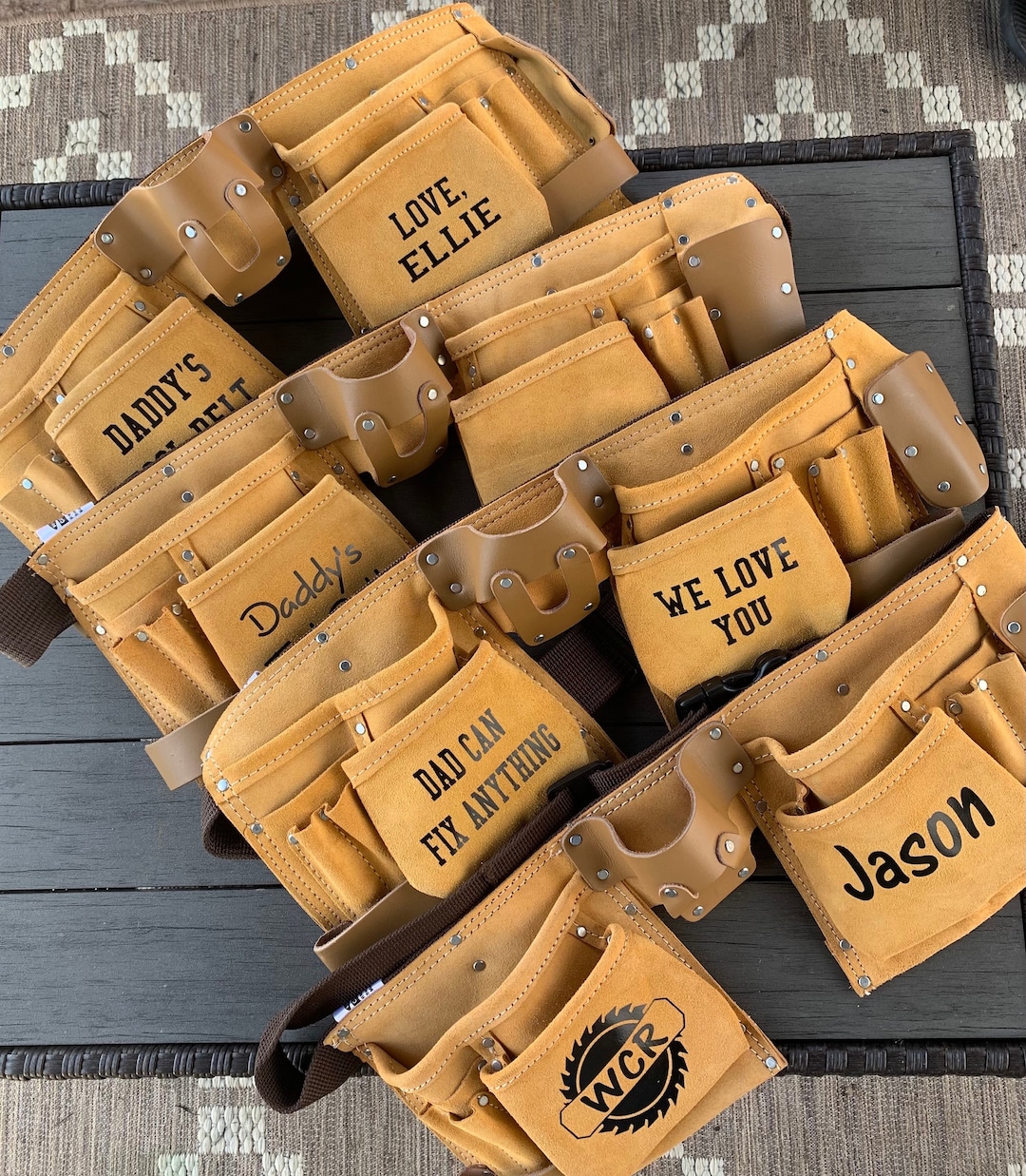 Personalized Tool Belt With Name , Custom Tool Belt, Father’s Day Gift Tool Belt, Birthday Gift ...