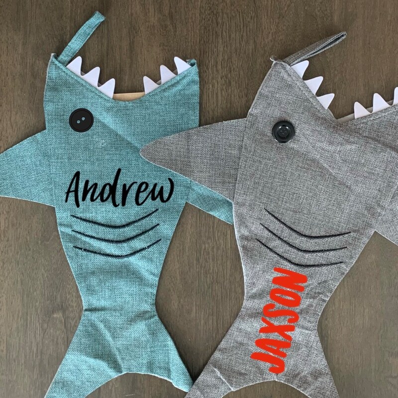 Knit Shark Stocking - Etsy
