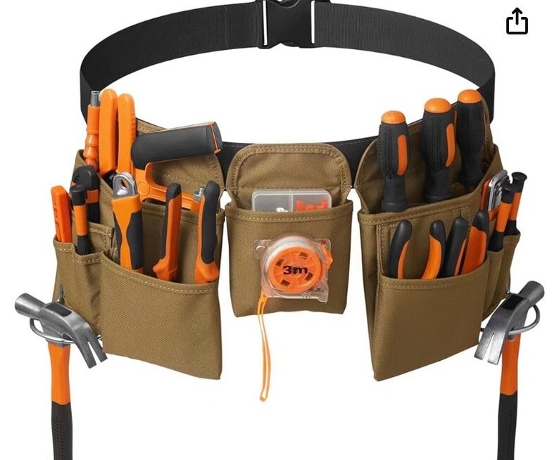 Personalized Tool Belt With Name , Custom Tool Belt, Father’s Day Gift ...