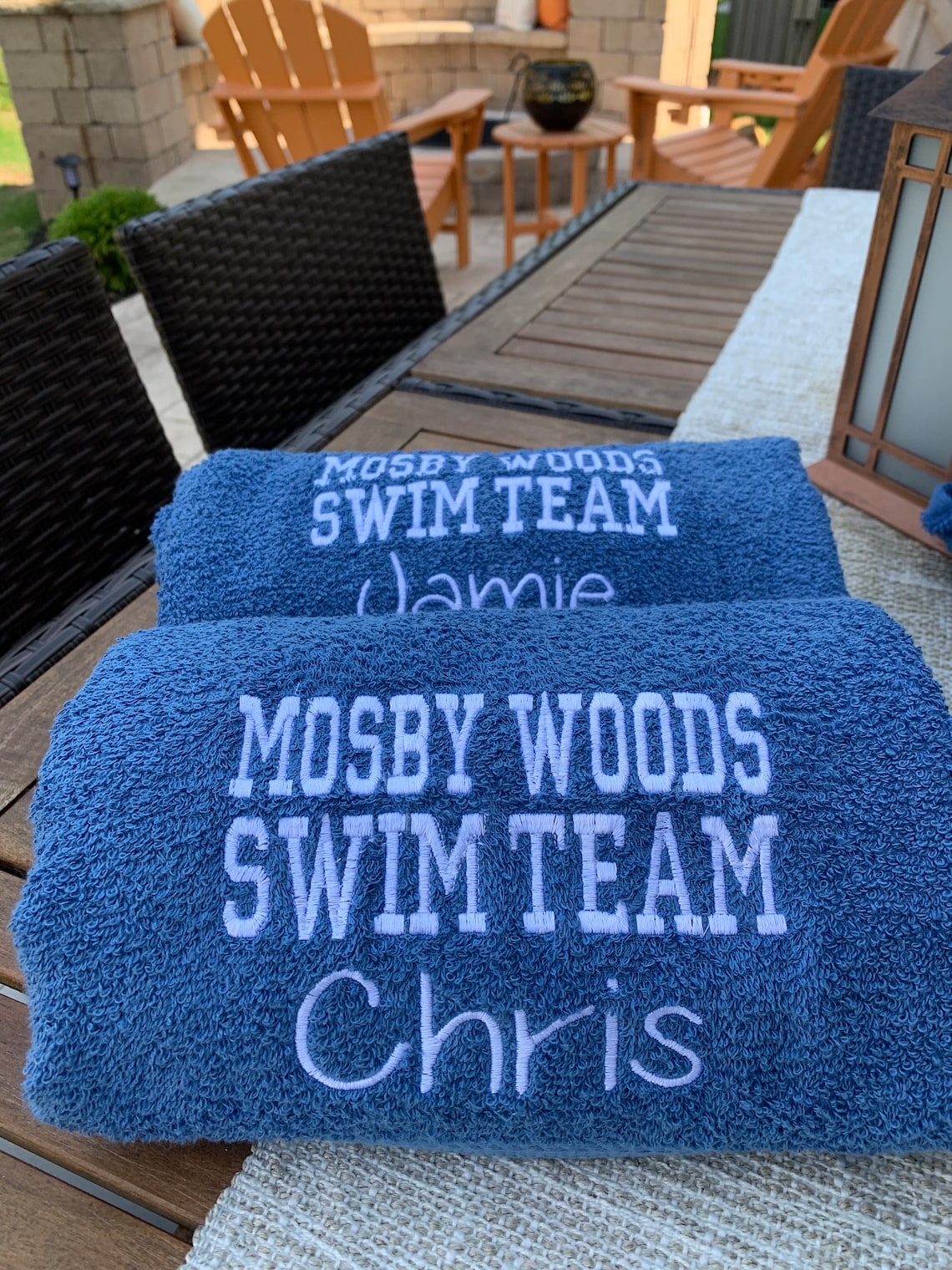 Personalized Swim Team Towel/ Custom Swim Towel / Swim Team Gift 30 X ...