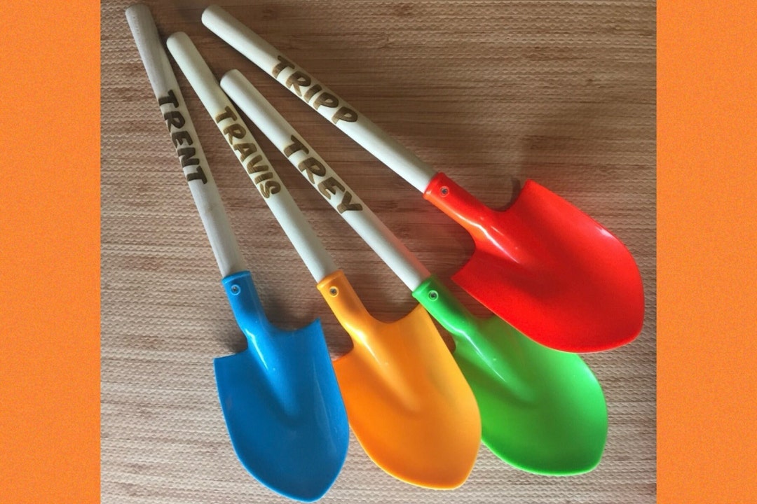 Personalized Wood Shovel/ Custom Shovel/ Kids Shovel/ Party Favor ...