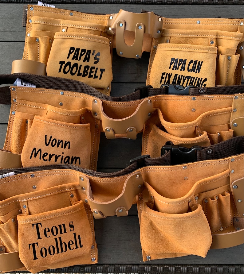 Personalized Tool Belt With Name , Custom Tool Belt, Father’s Day Gift ...