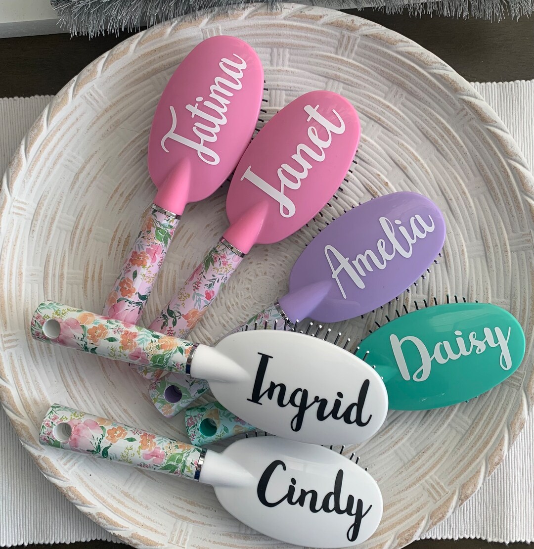Personalized Hair Brush, Custom Hair Brush Party Favor, Birthday Gift ...