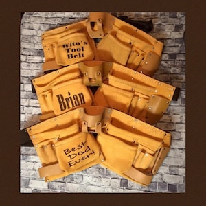 Personalized Tool Belt With Name , Custom Tool Belt, Father’s Day Gift ...