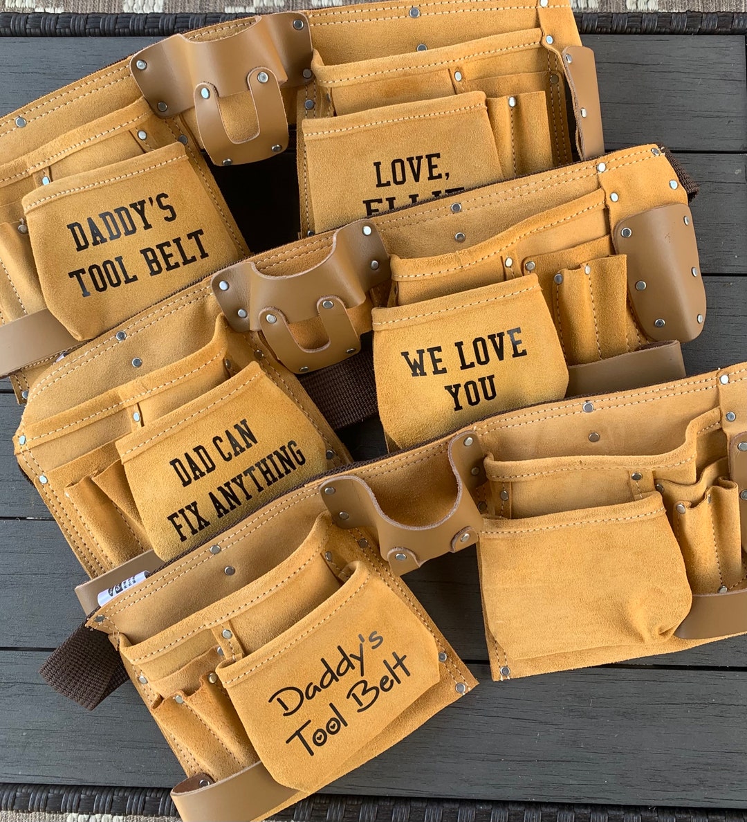 Personalized Tool Belt With Name , Custom Tool Belt, Fathers Day Gift ...