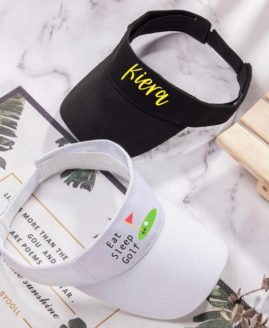 Personalized Sun Visor Hat / Custom Sun Visor Hat / Bride Gift ...