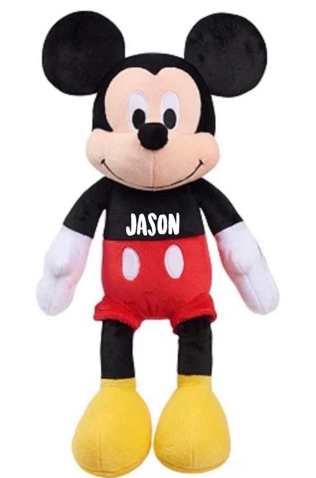 Personalized Mickey Mouse Stuffed Animal With Name Personalized Disney ...
