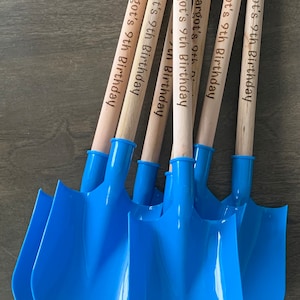 Personalized Wood Shovel/ Custom Shovel/ Kids Shovel/ Party Favor ...